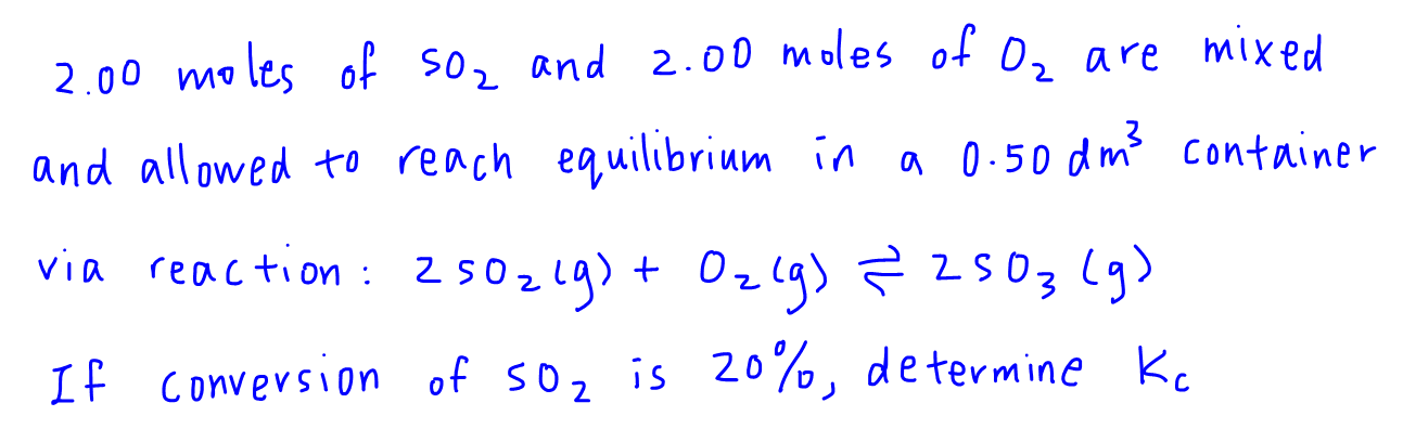 Determine Equilibrium Constant ICE Table Determine Equilibrium Constant ICE Table